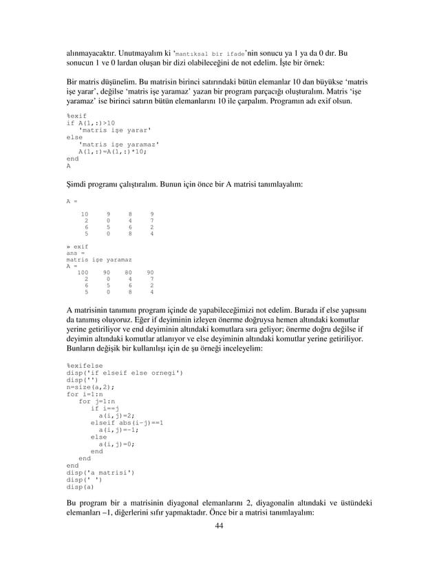 Basic Info for Matlab | PDF