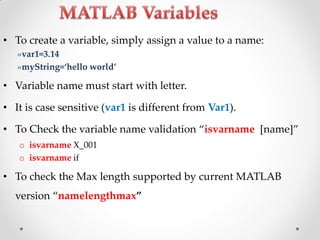MATLAB Programming | PPT