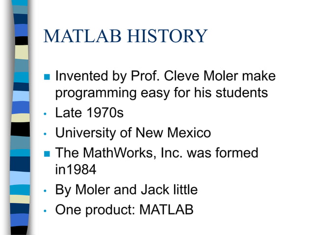 Matlab | PPT