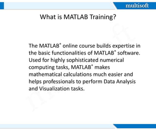MATLAB Training | PPTX