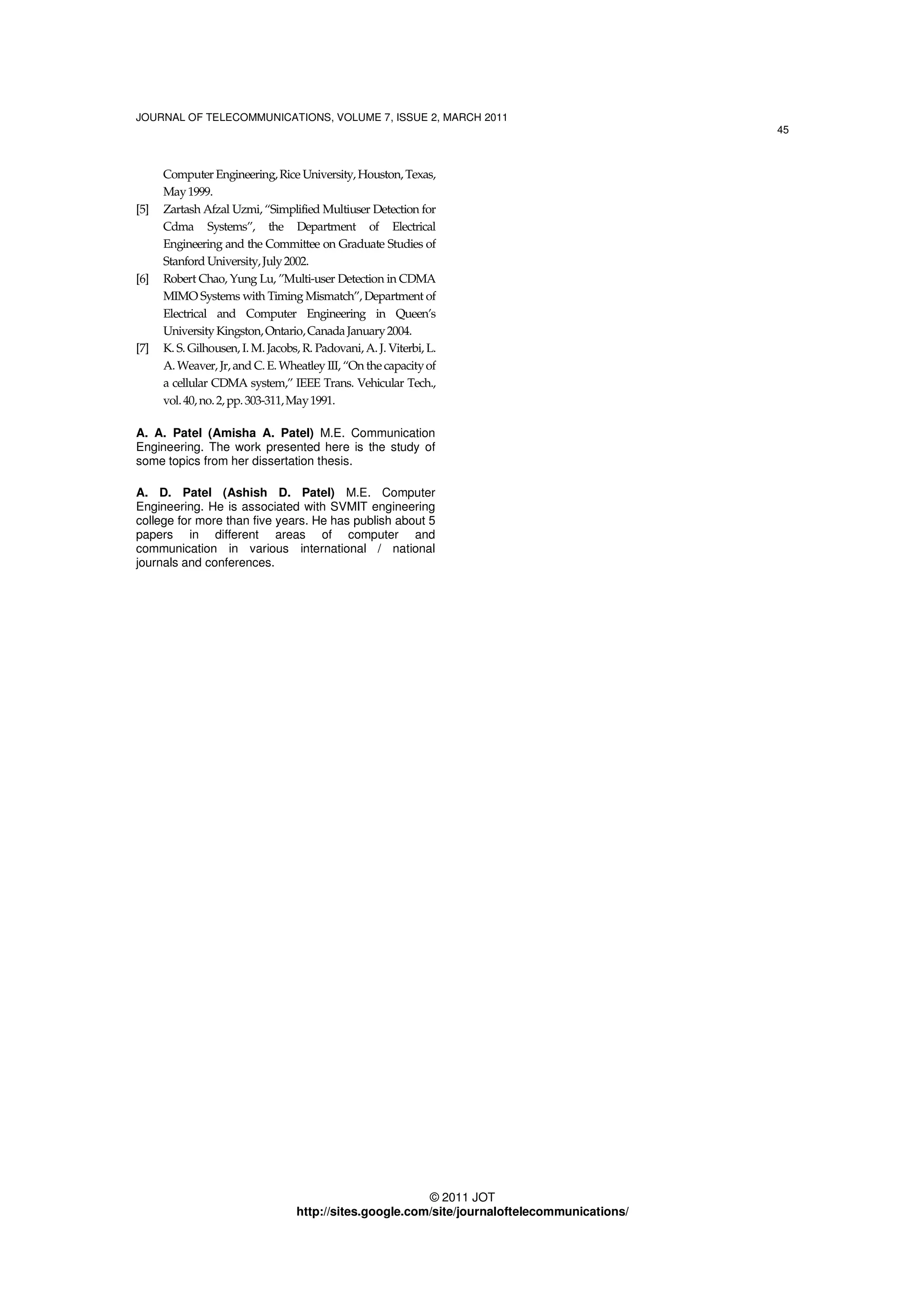 Matlab Implementation Of Multiuser Code Division Multiple Access Pdf