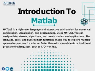 Matlab Training in Noida | PPTX