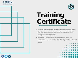 Matlab Training in Noida | PPTX