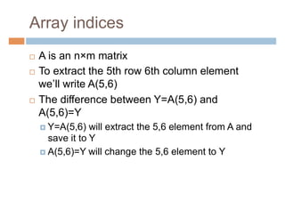 Basics of Matlab for students and faculty | PPT