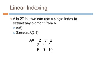Basics of Matlab for students and faculty | PPT