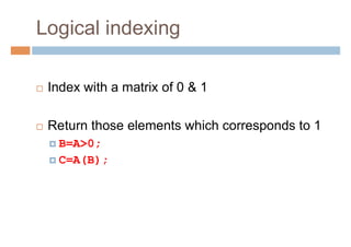 Basics of Matlab for students and faculty | PPT