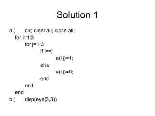 Matlab 4 | PPT