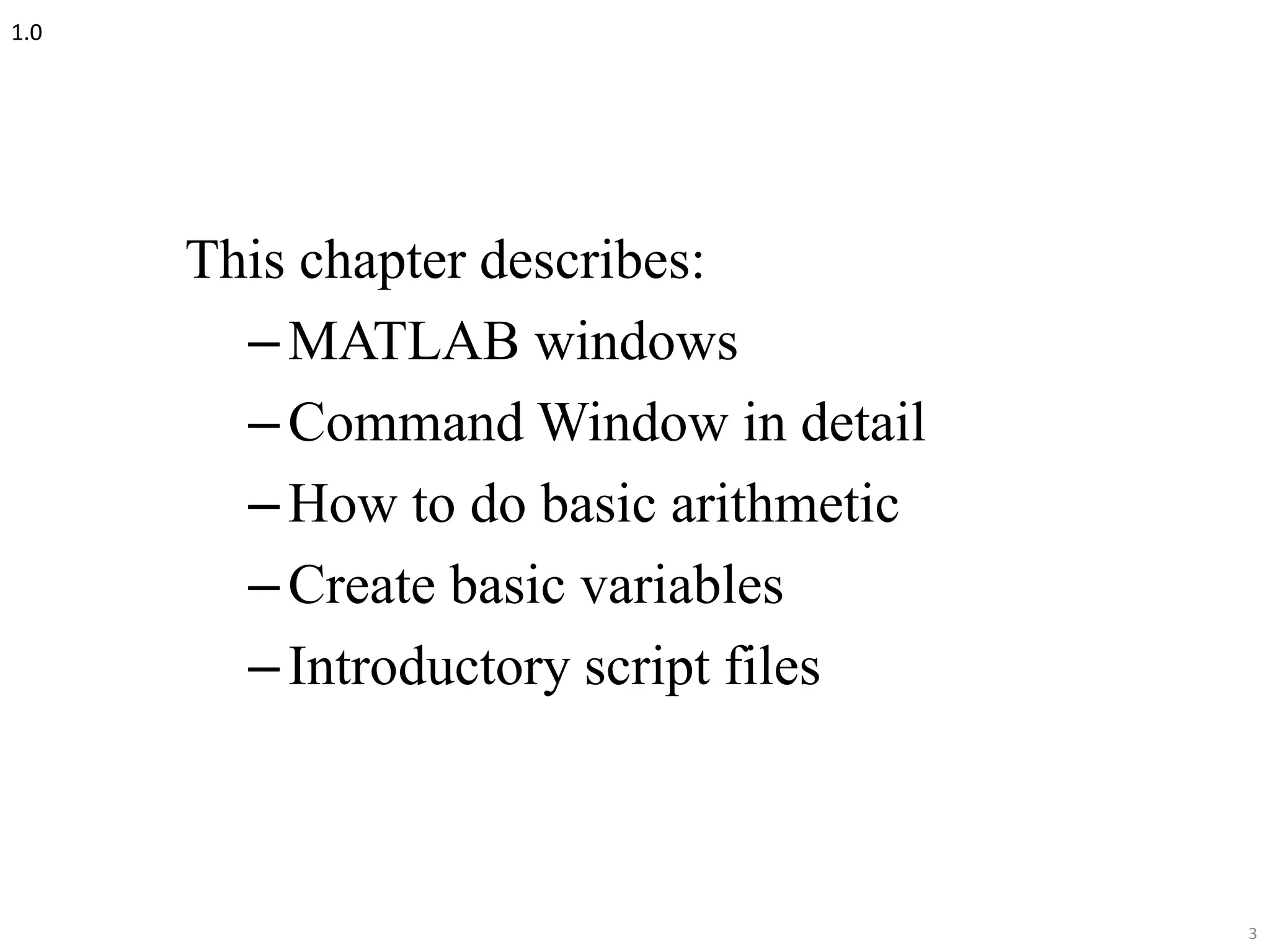 Matlab ch1 (2) | PPTX