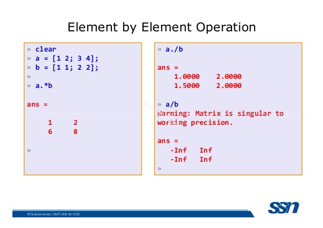 Matlab For Chemical Engineering