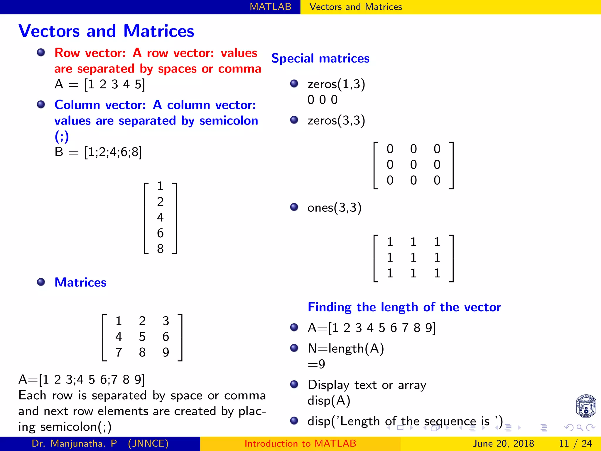 Matlab for beginners, Introduction, signal processing | PPT Matlab for beginners, Introduction, signal processing | PPT