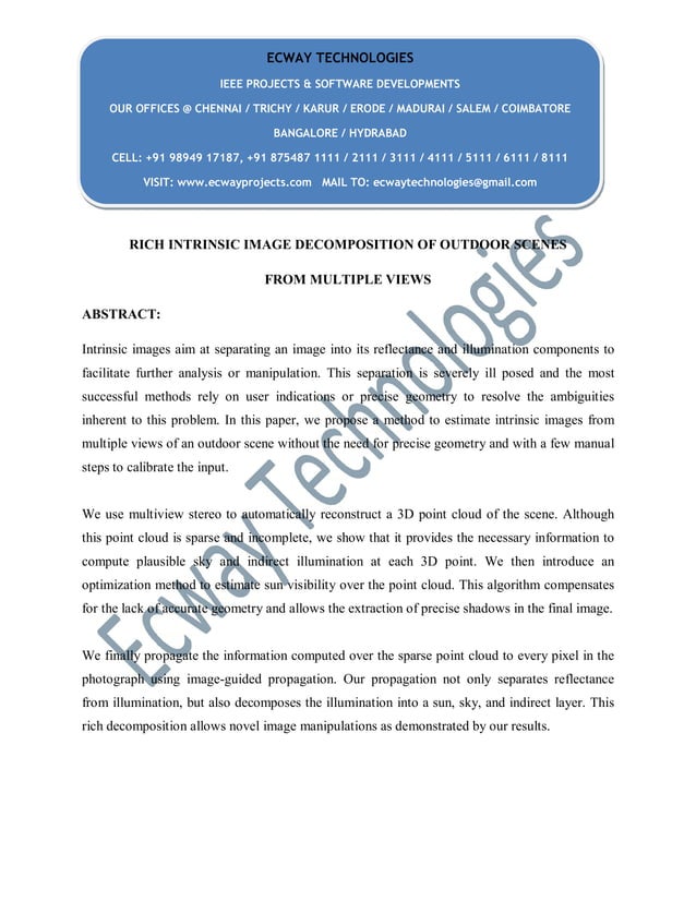 Matlab rich intrinsic image decomposition of outdoor scenes from ...
