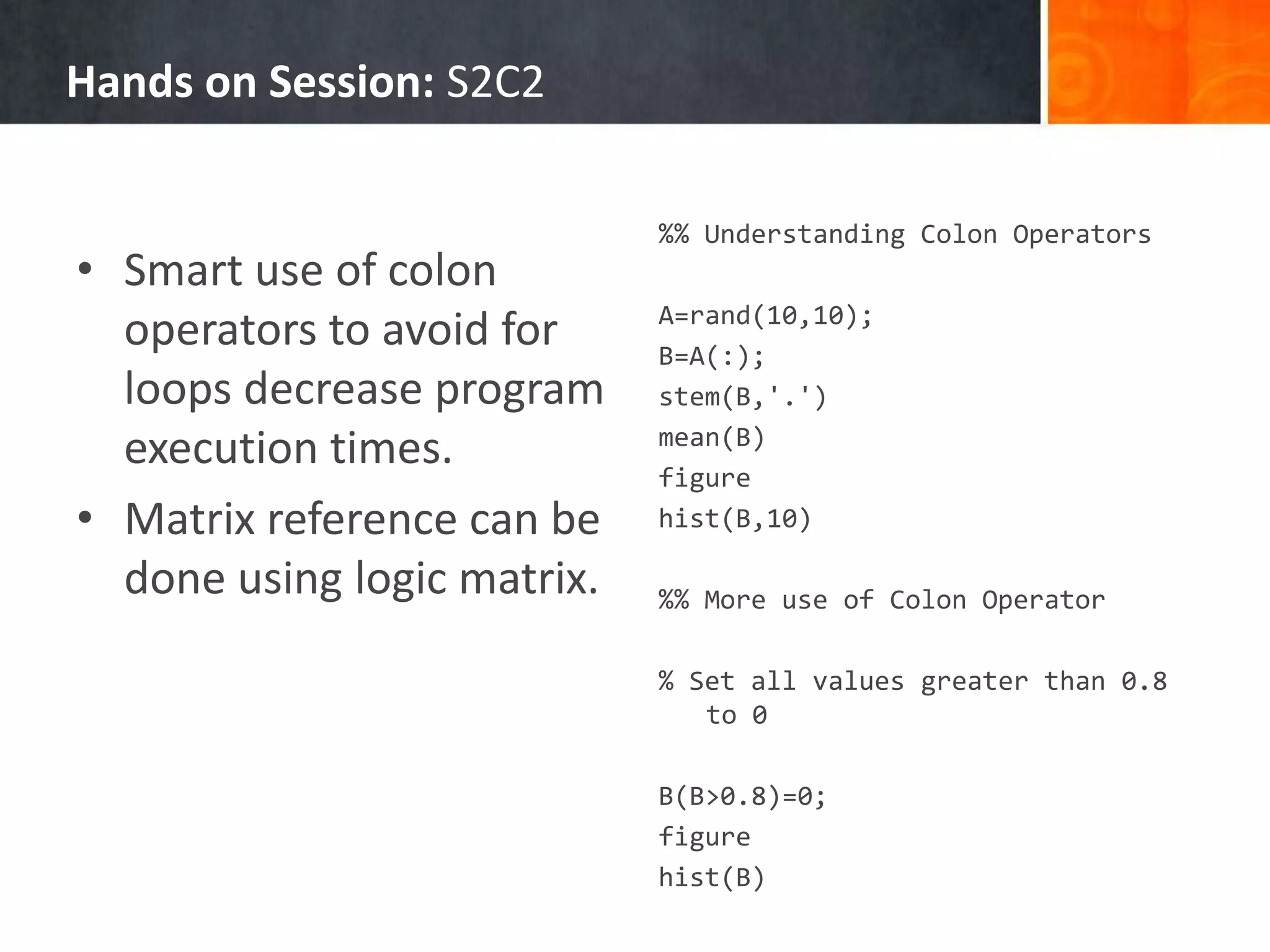 Matlab Introduction Pptx Programming Languages Computing