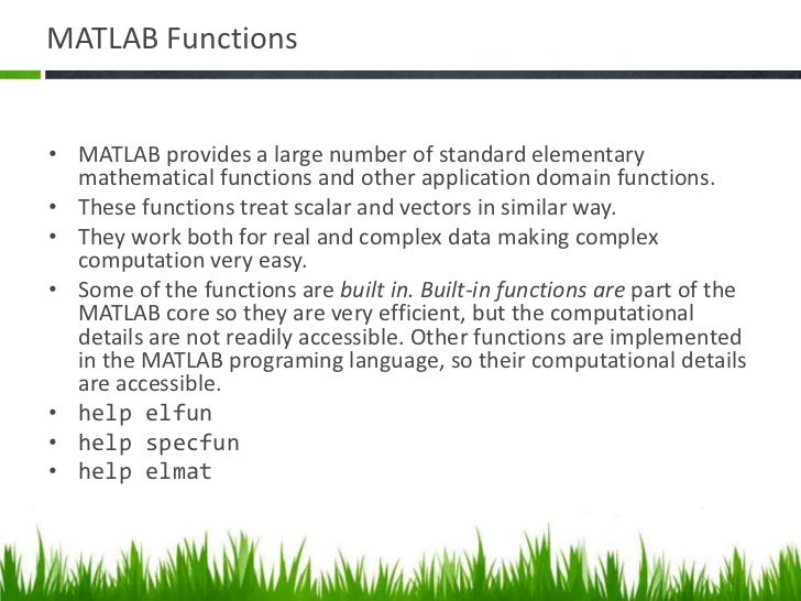 Matlab Introduction