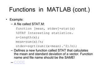 MATLAB-tutorial for Image Processing with Lecture 3.ppt