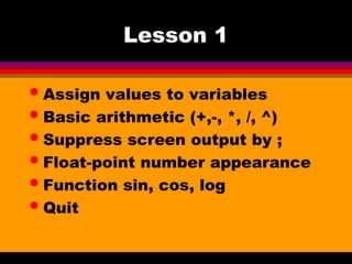 Introduction to Matlab Chapter One OK.ppt