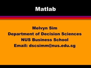Introduction to Matlab Chapter One OK.ppt