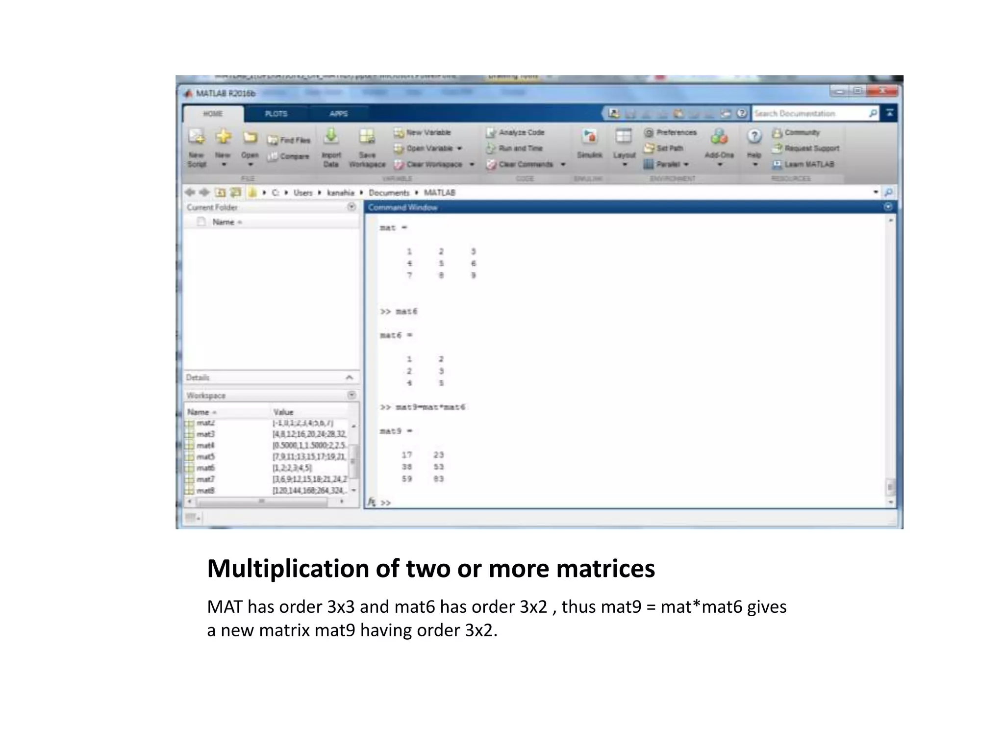 Matlab 1(operations on_matrix) | PPTX