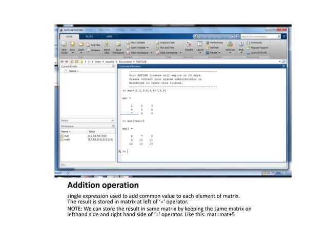 Matlab 1(operations on_matrix) | PPT