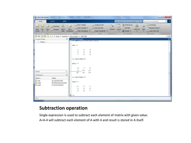 Matlab 1(operations on_matrix) | PPT