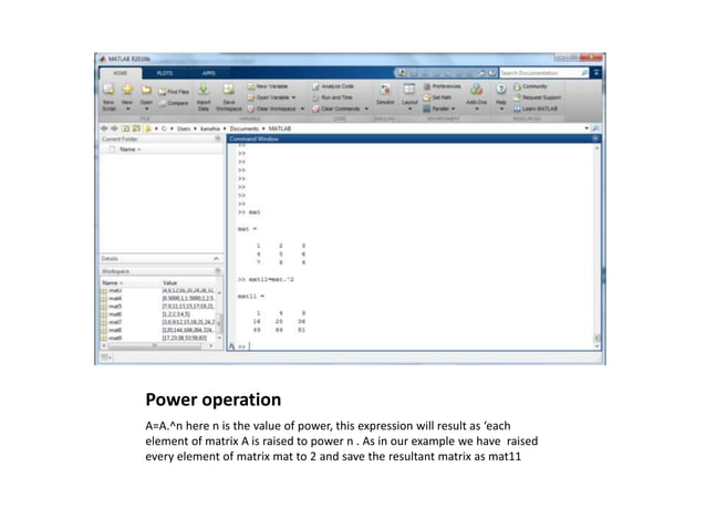 Matlab 1(operations on_matrix) | PPT