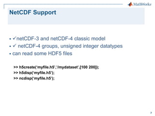 MATLAB, netCDF, and OPeNDAP | PPTX