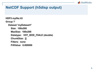 MATLAB, netCDF, and OPeNDAP | PPTX