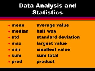matlab lecture 4 solving mathematical problems.ppt