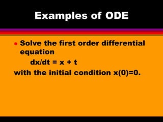 matlab lecture 4 solving mathematical problems.ppt