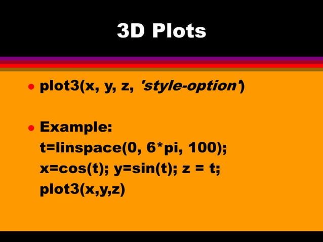 matlab lecture 4 solving mathematical problems.ppt matlab lecture 4 solving mathematical problems.ppt