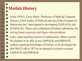Introduction to Matlab | PDF