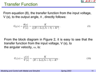 Matlab And Simulink For Modeling And Control.ppt
