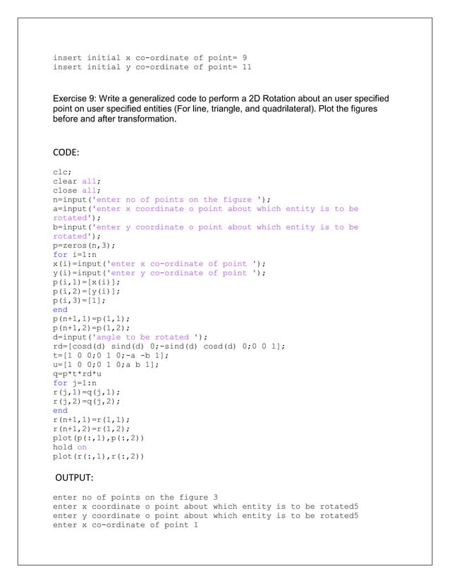 Matlab assignment | PDF