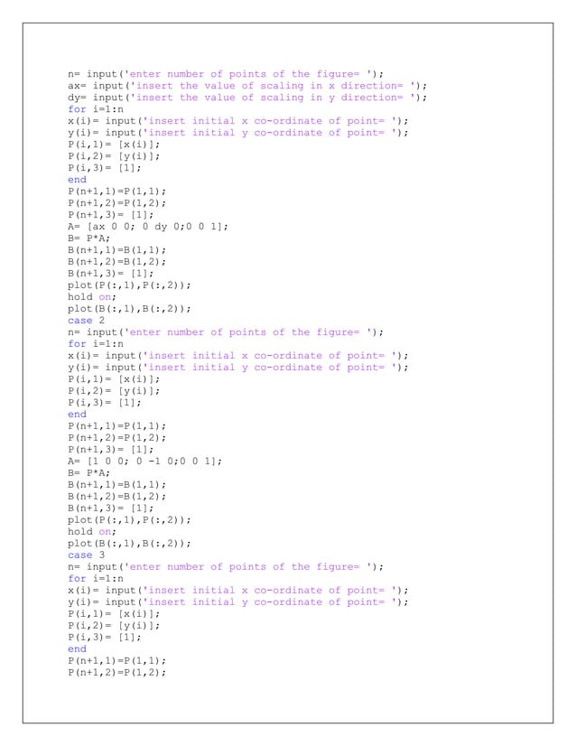 Matlab assignment | PDF