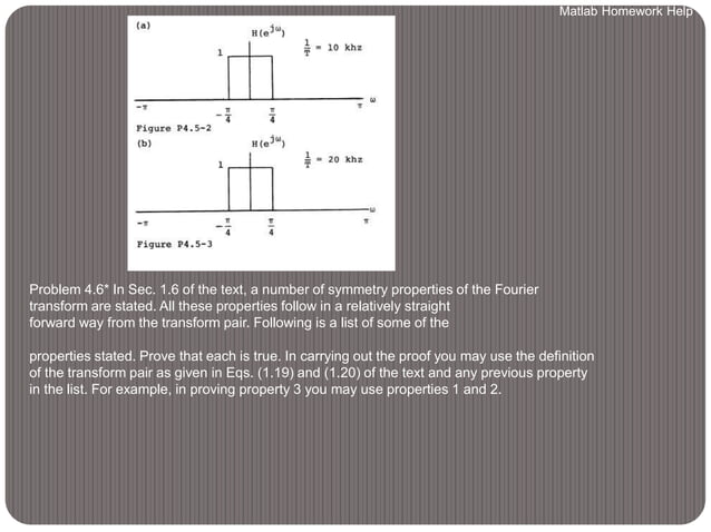 Signal Processing Assignment Help Ppt 9970