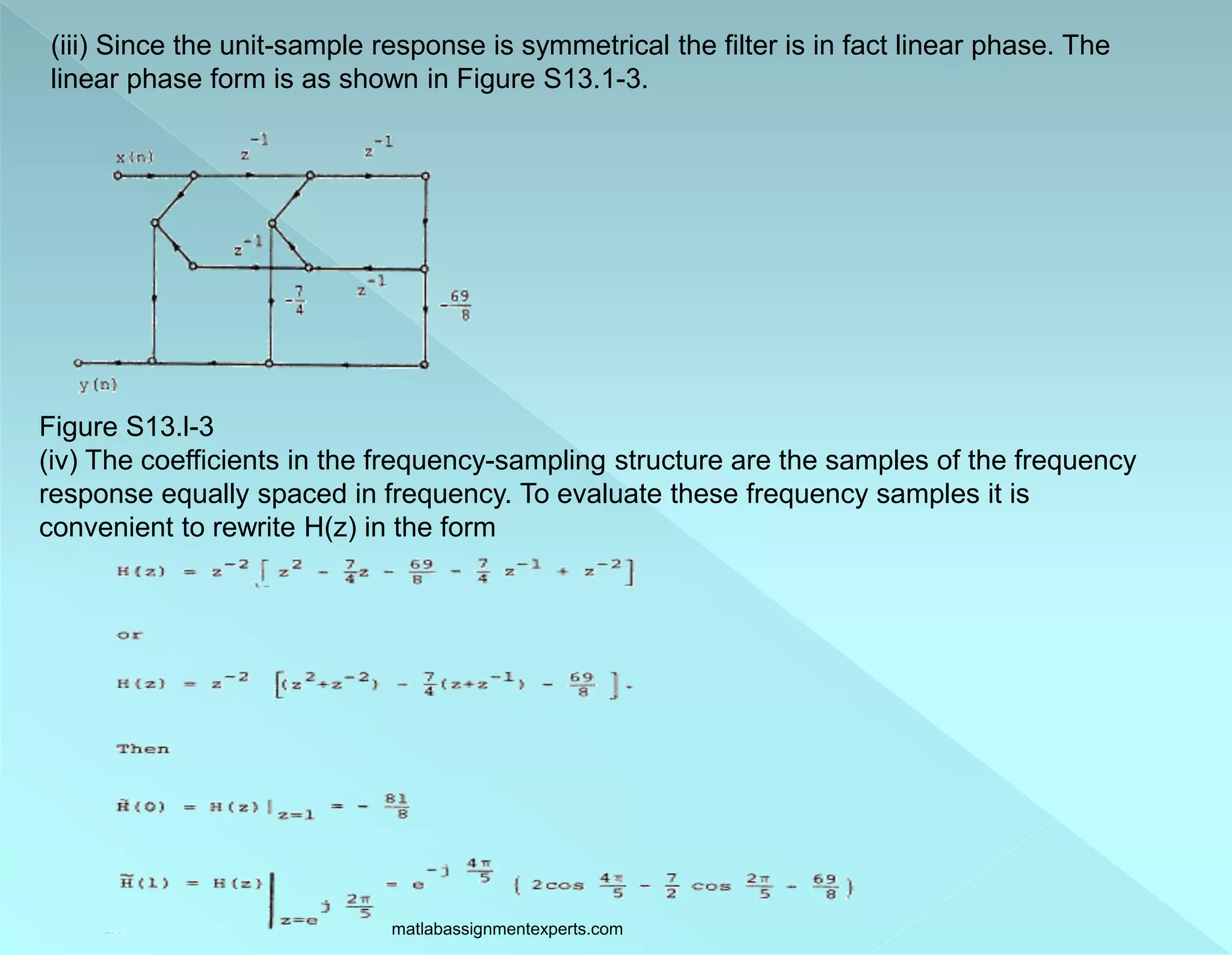 Digital Signal Processing Assignment Help | PPT