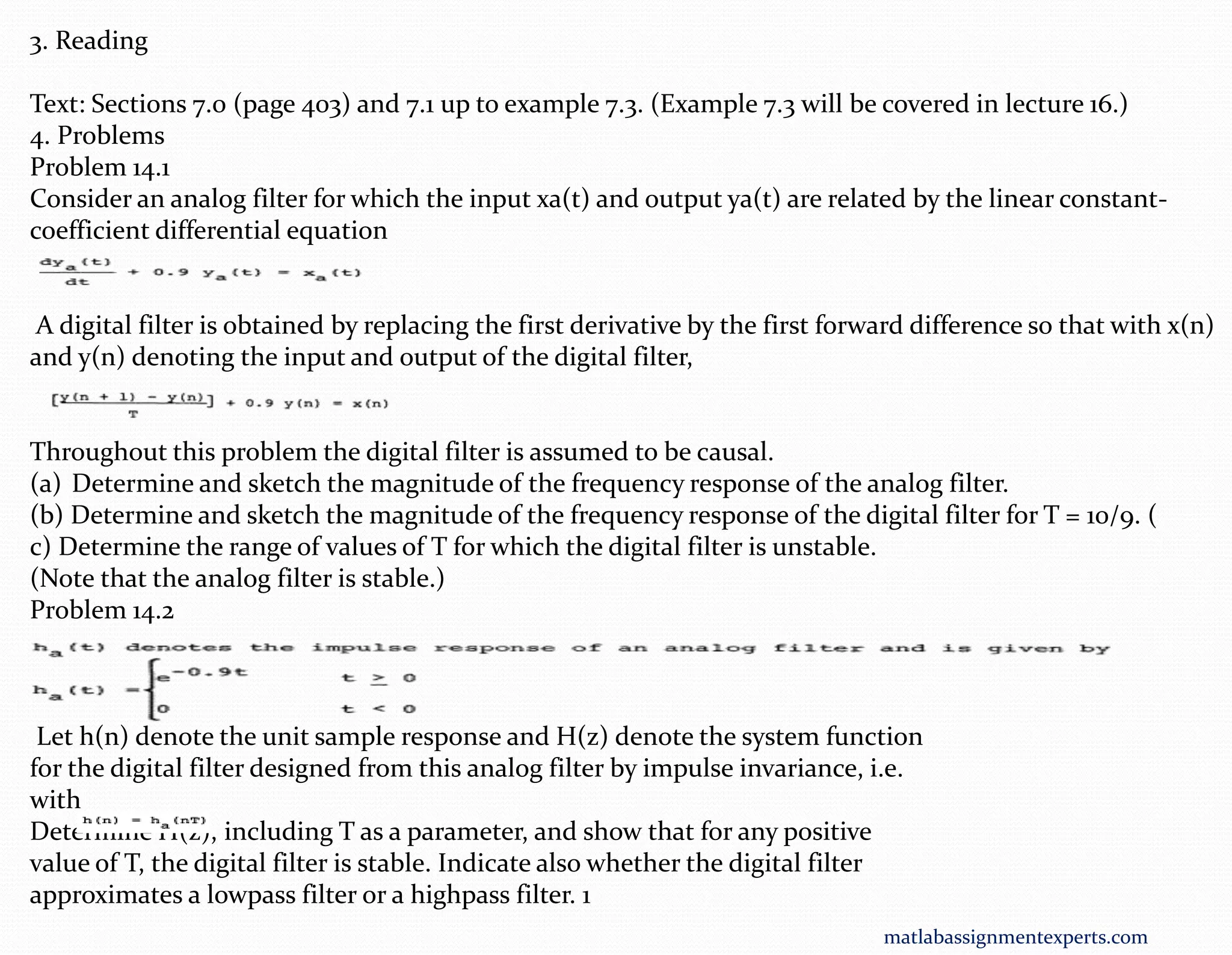Digital Signal Processing Assignment Help | PPT