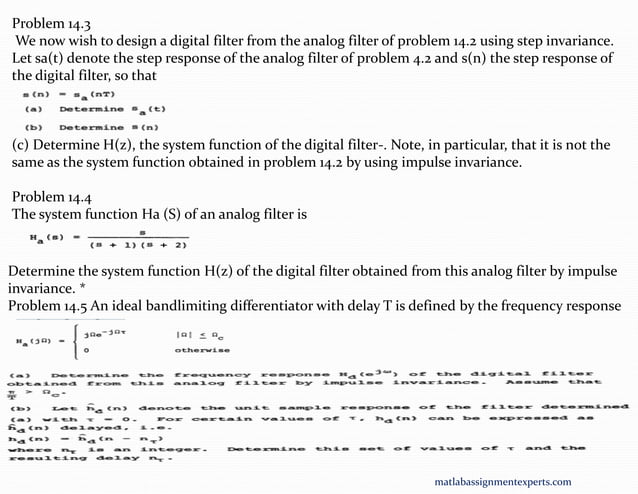Digital Signal Processing Assignment Help | PPT