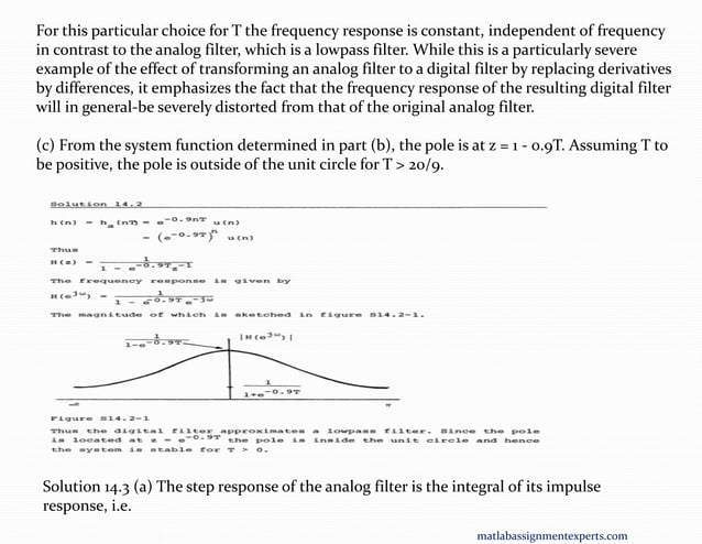 Digital Signal Processing Assignment Help | PPT