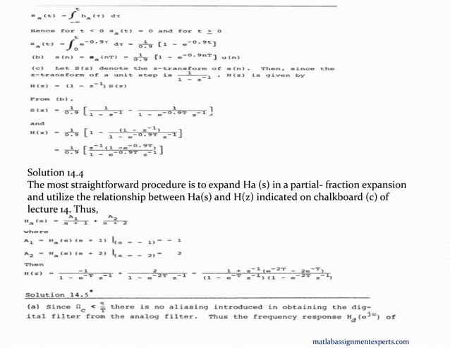 Digital Signal Processing Assignment Help | PPT