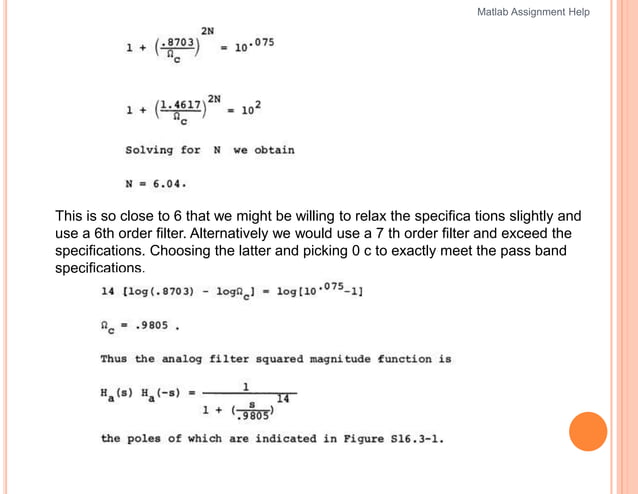 Signal Processing Assignment Help | PPT