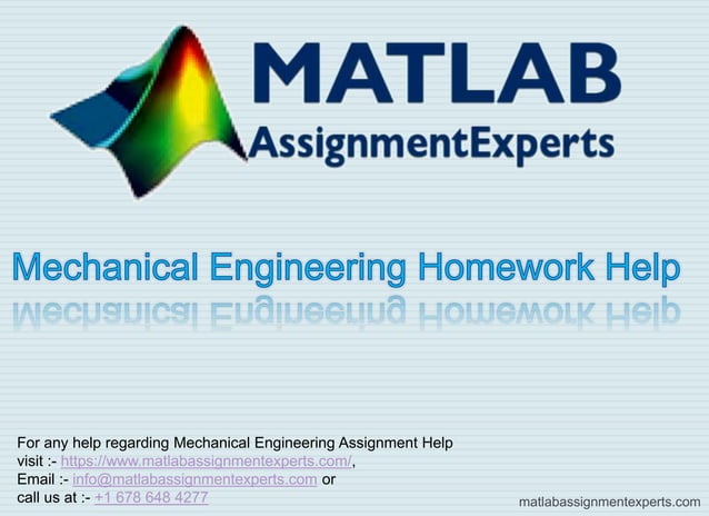 Mechanical Engineering Homework Help | PPT