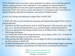 Matlab Assignment Help | PPTX | Digital Audio | Computer Software and Applications