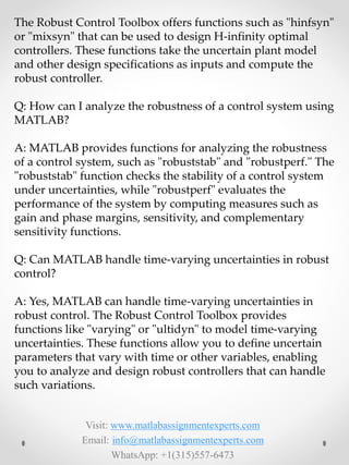MAtlab Assignment Help | PDF