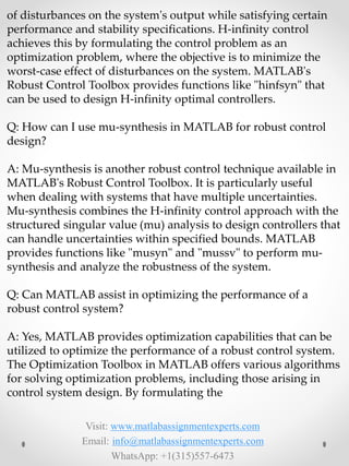 MAtlab Assignment Help | PDF