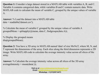 Matlab Assignment Help | PPTX