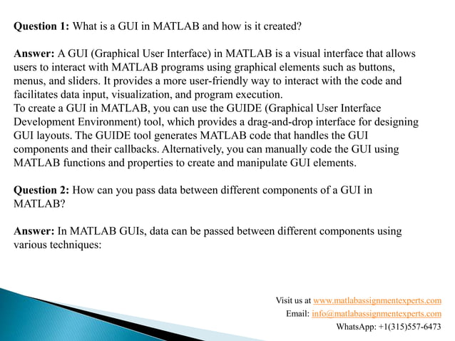 Matlab Assignment Help | PPT Matlab Assignment Help | PPT