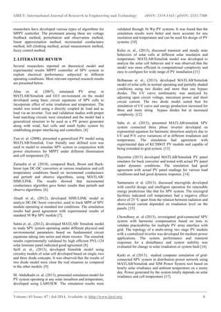 Matlab based comparative studies on selected mppt | PDF