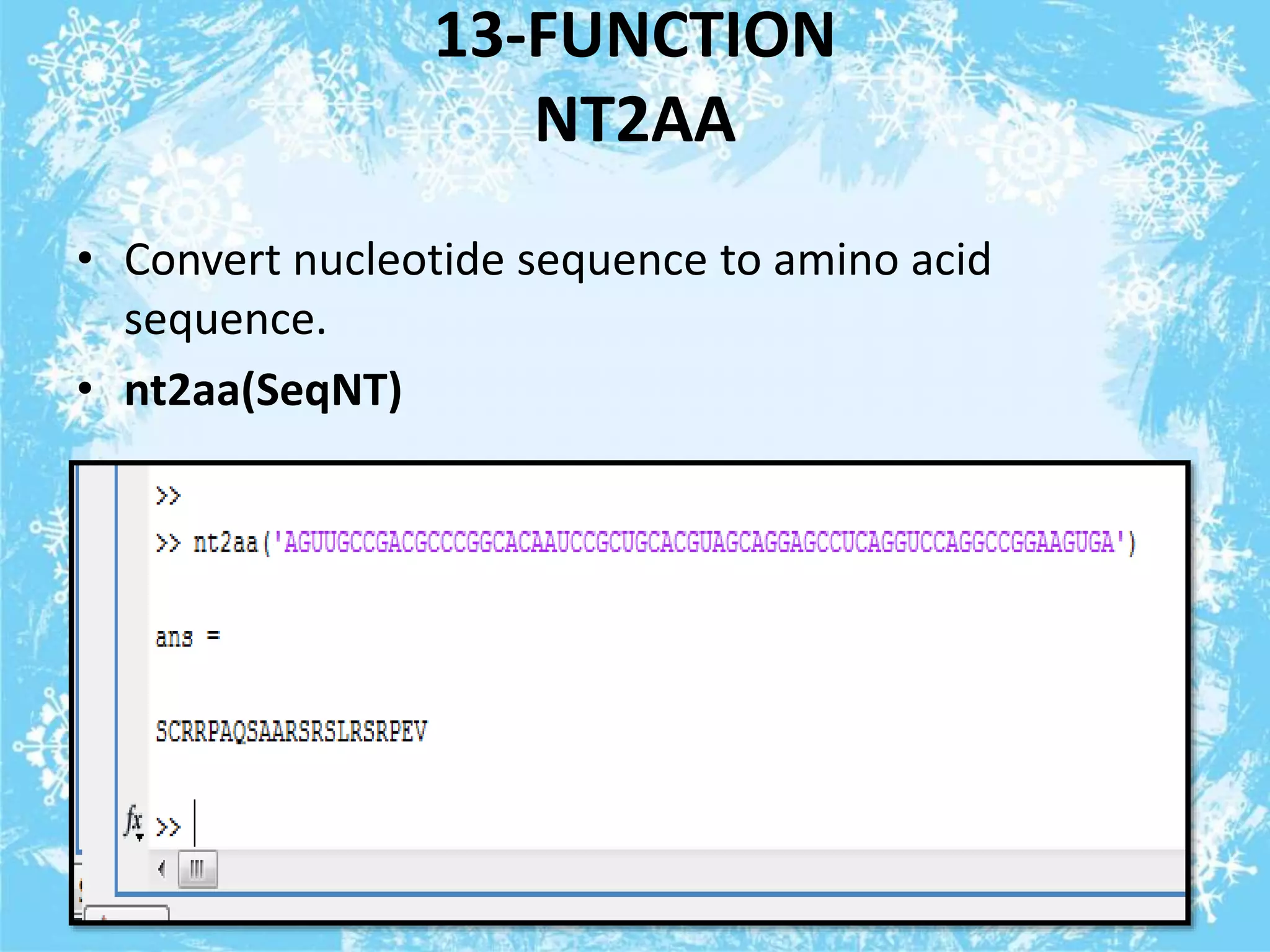 Matlab Bioinformatics Presentation Pptx Programming Languages Computing