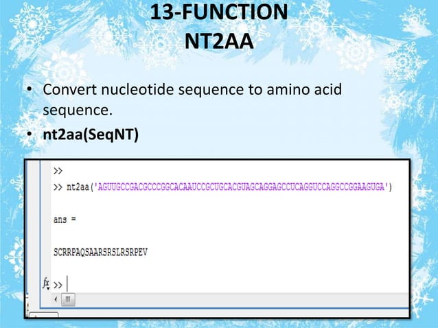 Matlab Bioinformatics Presentation Pptx Programming Languages Computing
