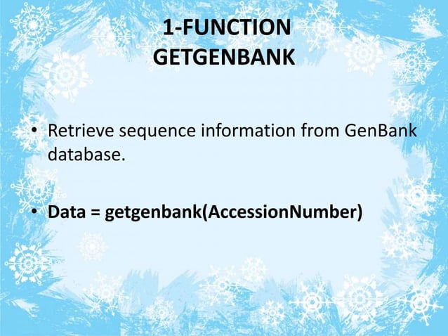 Matlab Bioinformatics Presentation Pptx Programming Languages Computing
